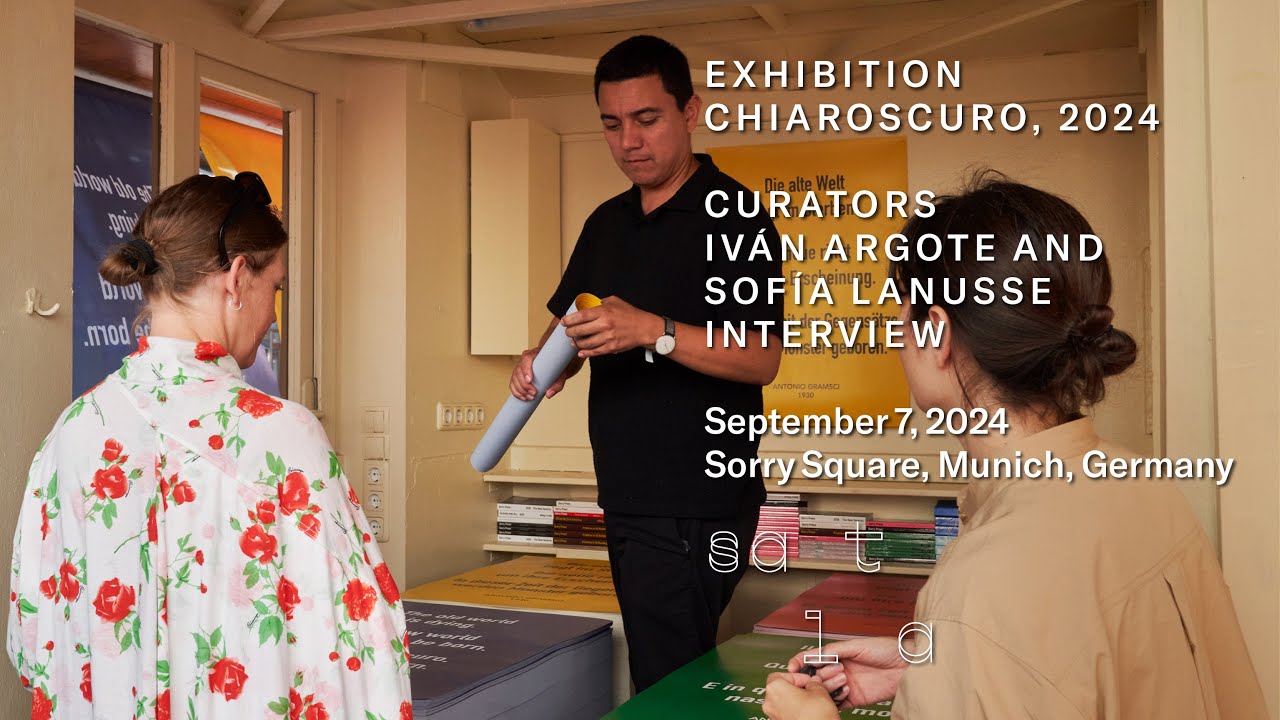 Interview with Espacio Temporal, Exhibition Chiaroscuro, 2024, Munich, Sept. 2024. - YouTube