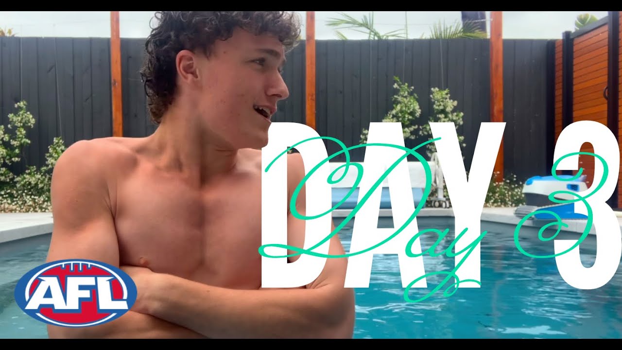 AFL Pre-Season Ice Bath Recovery + Football Skills | Day 3 - YouTube