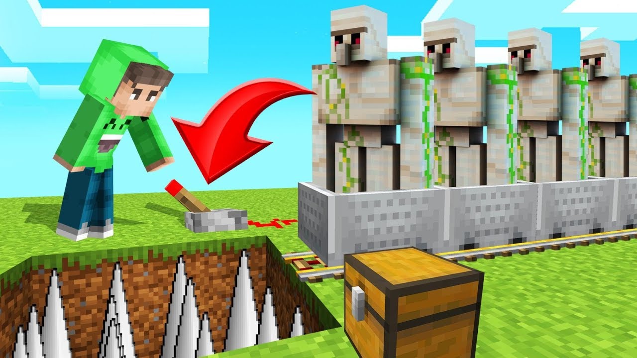 I Built An UNLIMITED IRON FACTORY In MINECRAFT! - YouTube