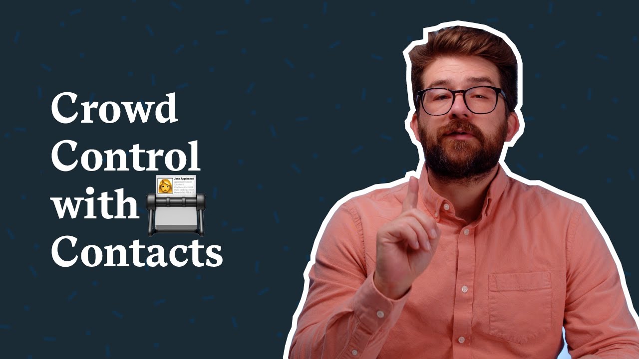 Crowd Control with Contacts - YouTube