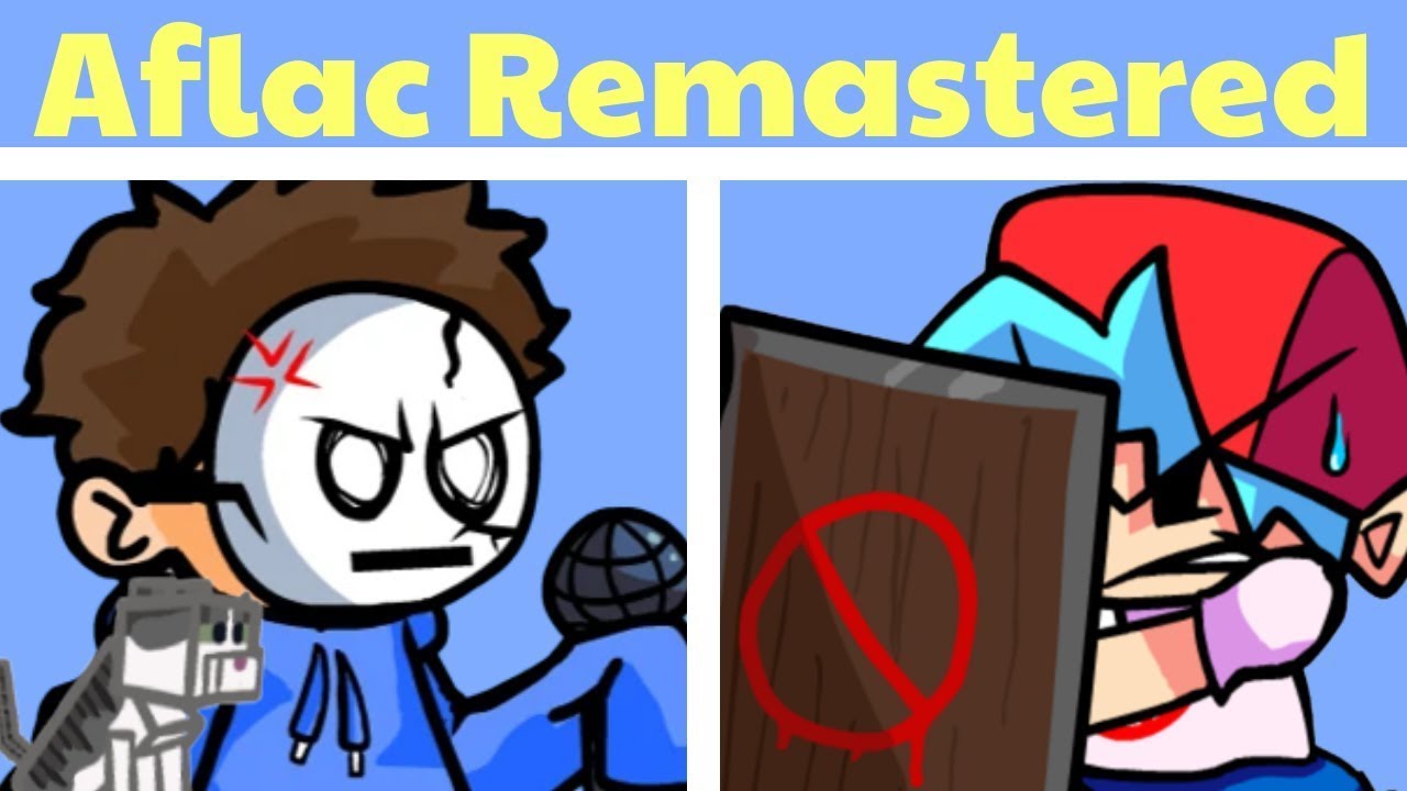 Friday Night Funkin' VS Aflac Remastered FULL WEEK + Cutscenes ...