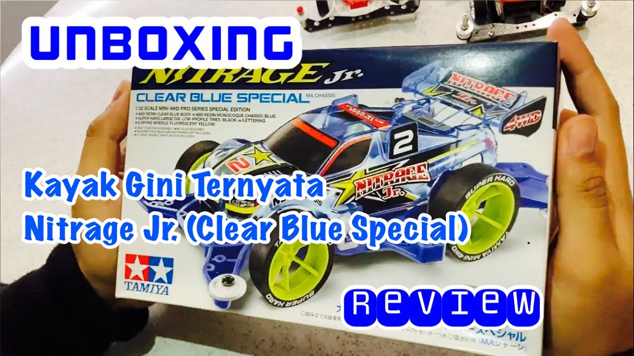 Tamiya Nitrage Jr (Clear Blue Special) [Unboxing and Review] - YouTube
