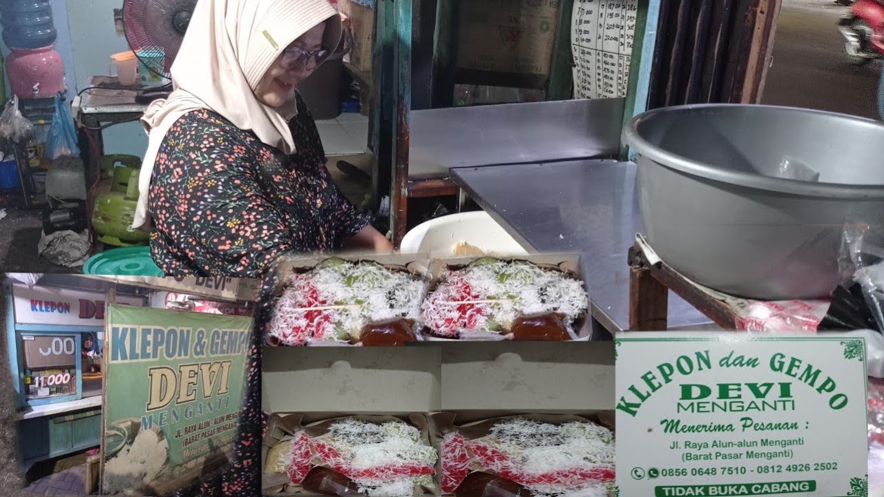 MASIH ADA JAJANAN PASAR BERANEKA MACAM & SUDAH LEGEND DI DAERAH GRESIK!KLEPON & GEMPO DEVI ...