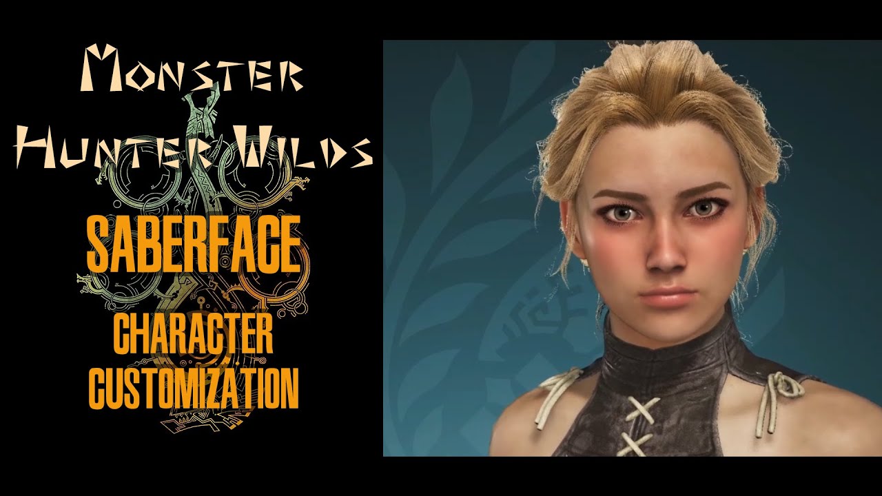 Saber-face Character Customization for Monster Hunter Wilds - YouTube