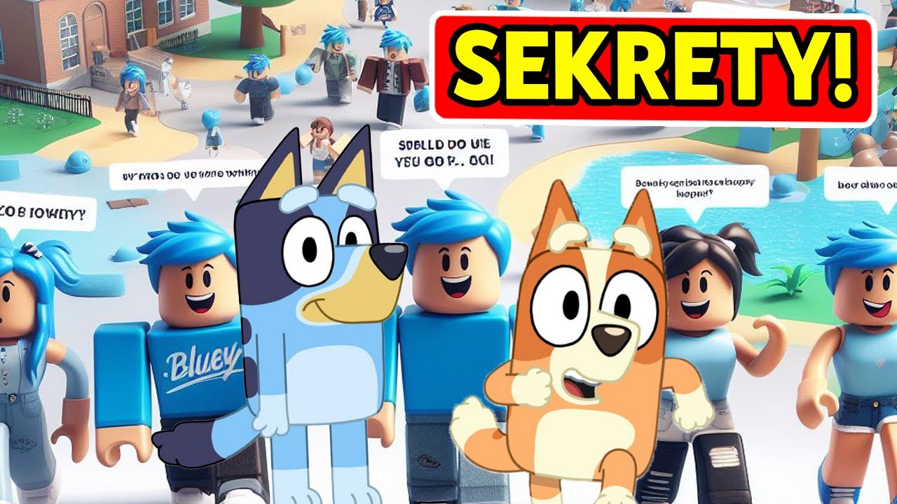 Odkrywam Sekrety o rodzinie Bluey w tej grze Roblox - YouTube