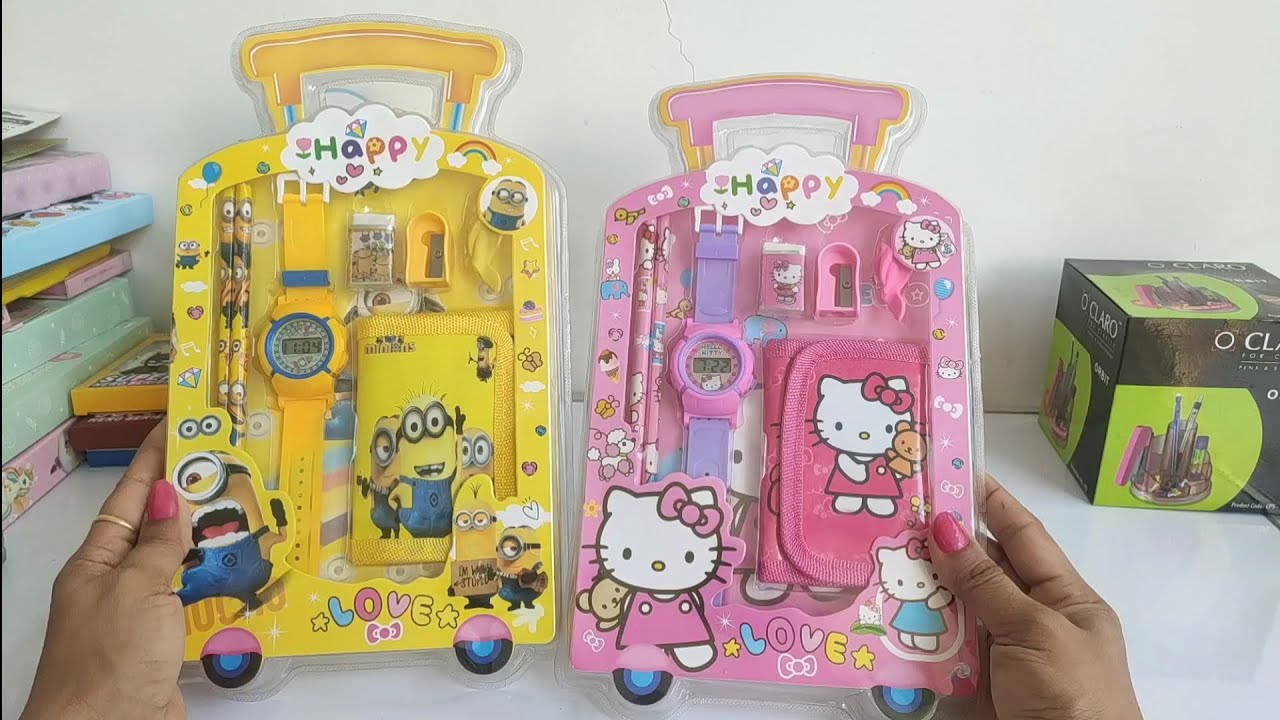 Hello Kitty Stationery Set l Unboxing Stationery Set #stationery ...