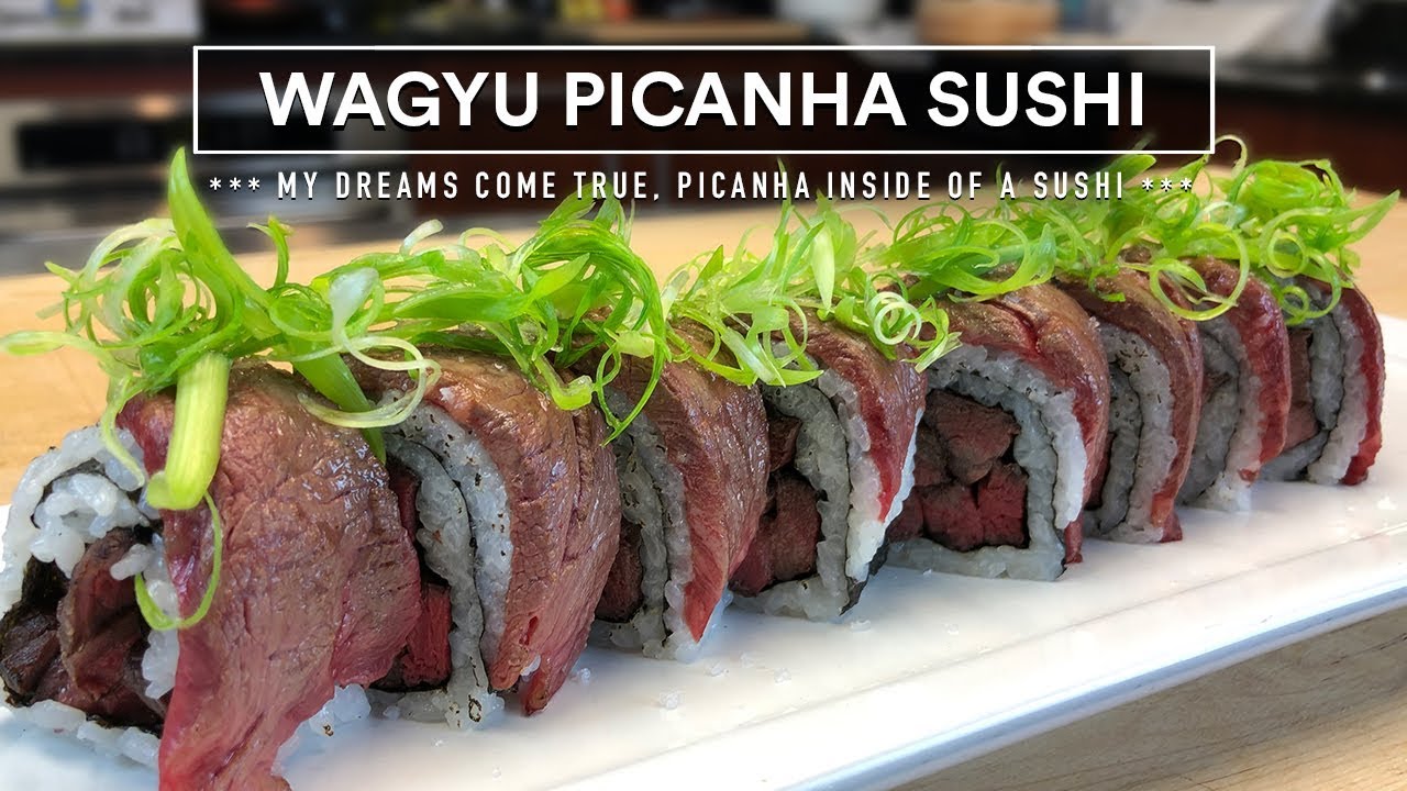 Sous Vide WAGYU PICANHA Sushi - Collab with Chef Hiroyuki Terada - YouTube