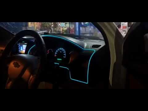 Tavera ambient LED lights installation - YouTube