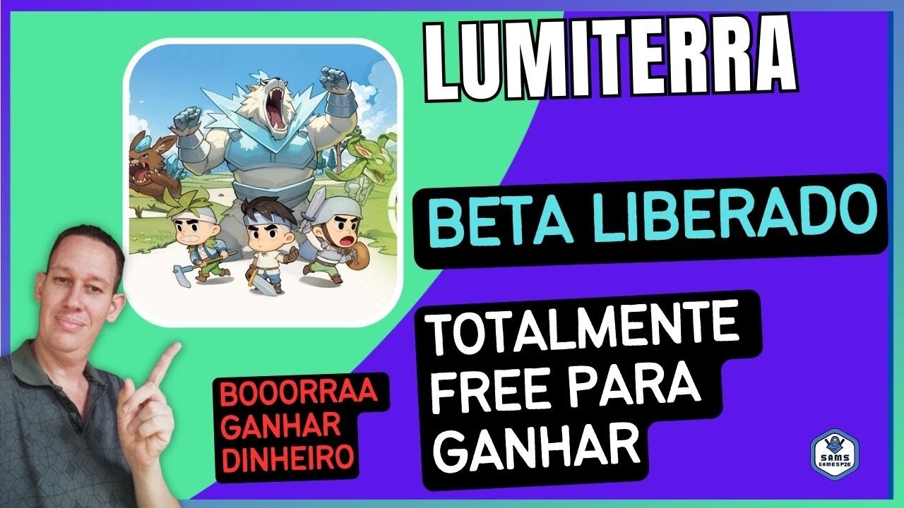 Lumiterra Novo Jogo Beta Para Ganhar Dinheiro Free - YouTube