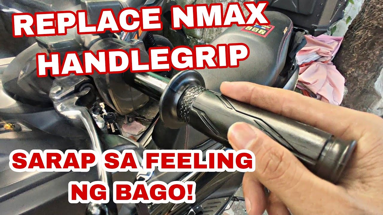 NMAX REPLACE STOCK HANDLE GRIP - YouTube
