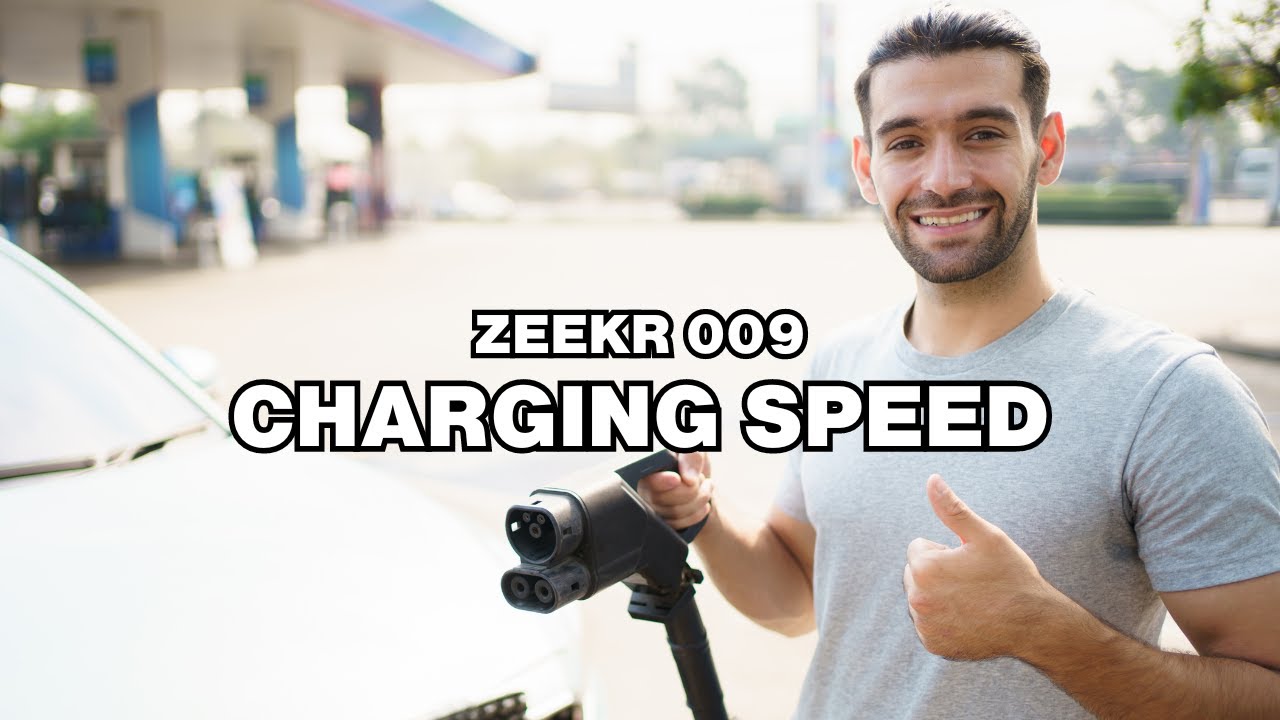 How long does it take to charge Zeekr 009? Charging speed - YouTube