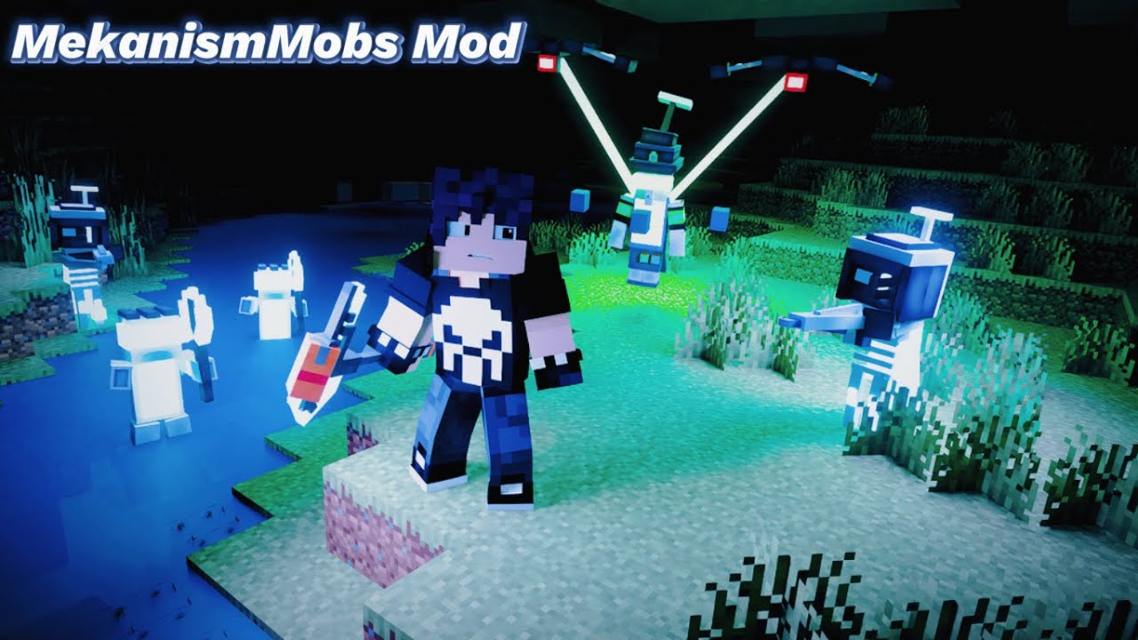 🚀 Mega Atualização Mekanism Mobs! +5 Novos Mobs, Texturas e Animações ...