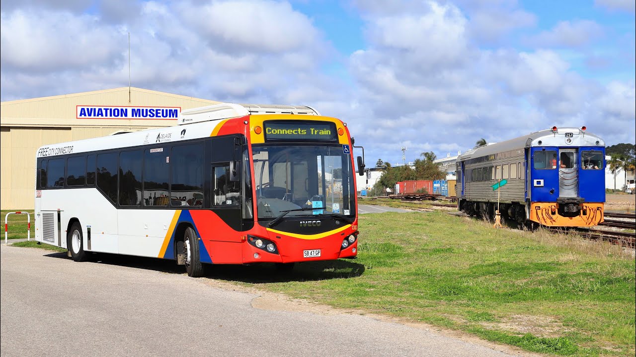 National Railway Museum’s 515 & Bluebird 257 passing Torrens Transit ...