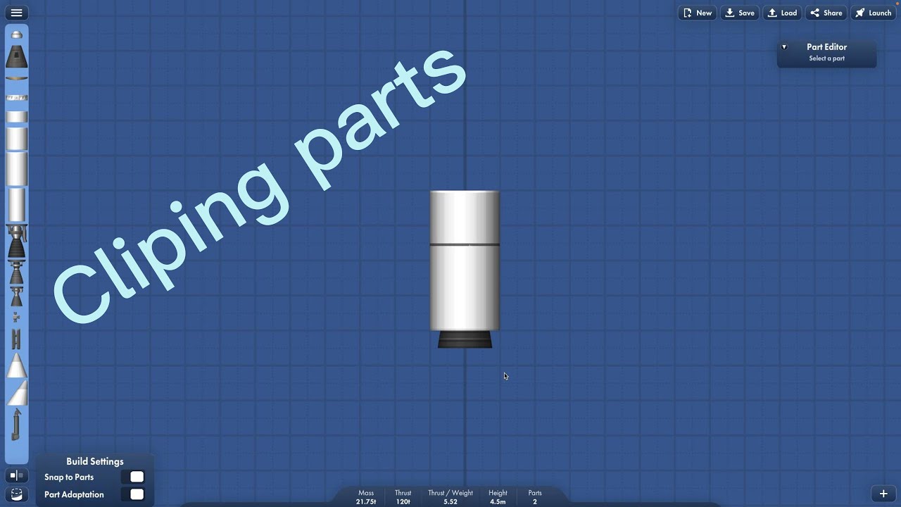How to clip parts in sfs - YouTube