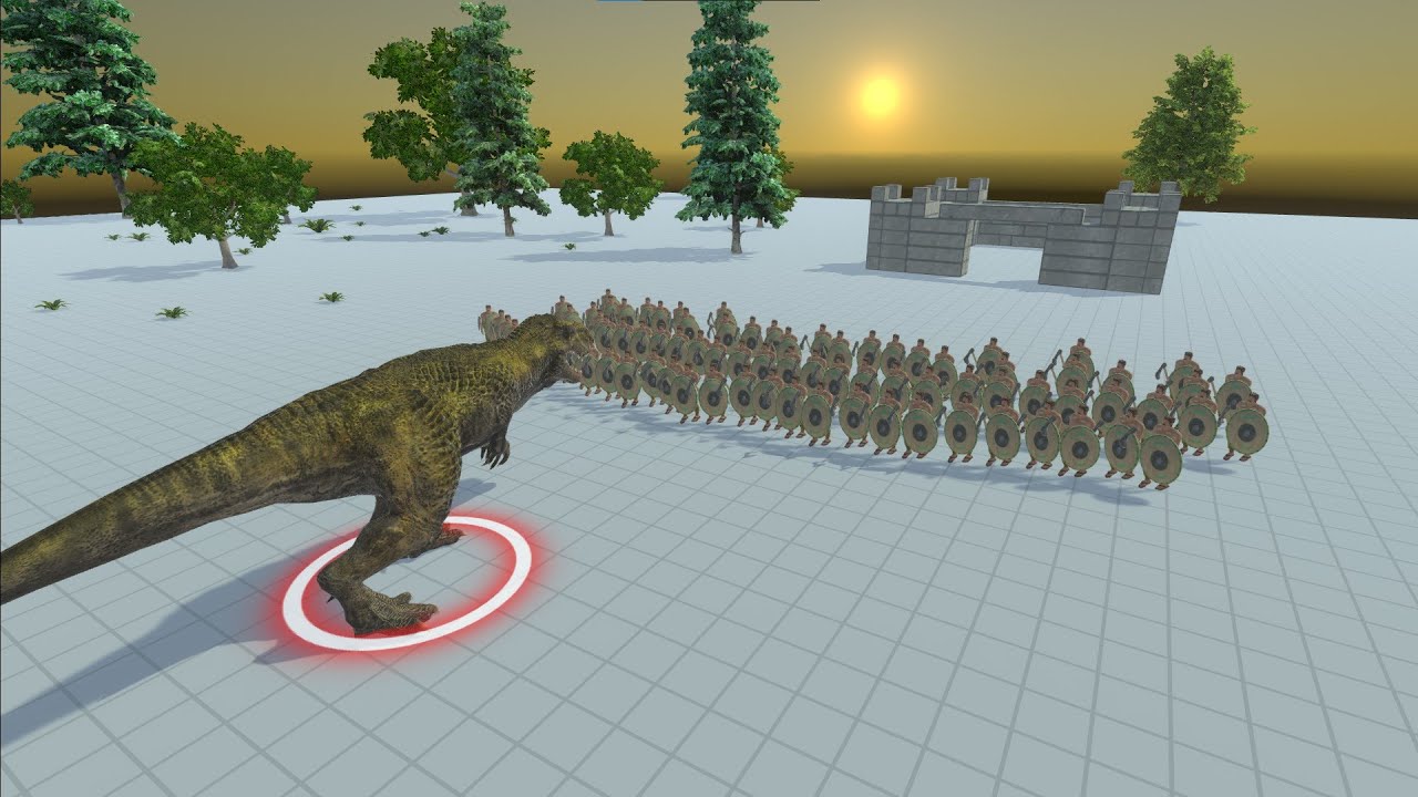 How Many Humans Does It Take To Kill A T-Rex? Animal Revolt Battle ...