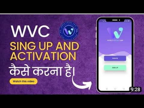 WVC | World Virtual Coin id kese bane | wvc mine app me account kaise ...