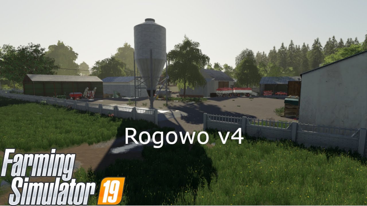 Zwiedzanie Map w Farming Simulator 2019-#46-Rogowo v4 - YouTube