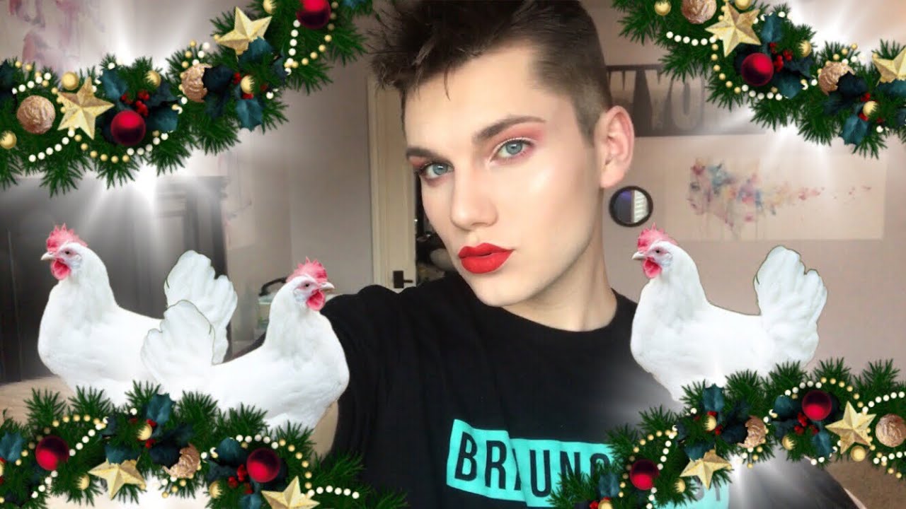 THREE FRENCH HENS MAKEUP TUTORIAL (12 Days of Christmas Makeup Series ...