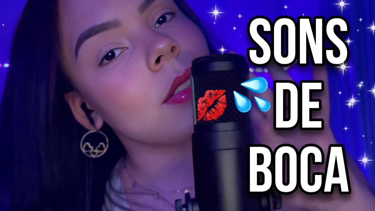 ASMR - SONS DE BOCA INTENSOS 😴 | intense mouth sounds | SONS DE GLOSS ...
