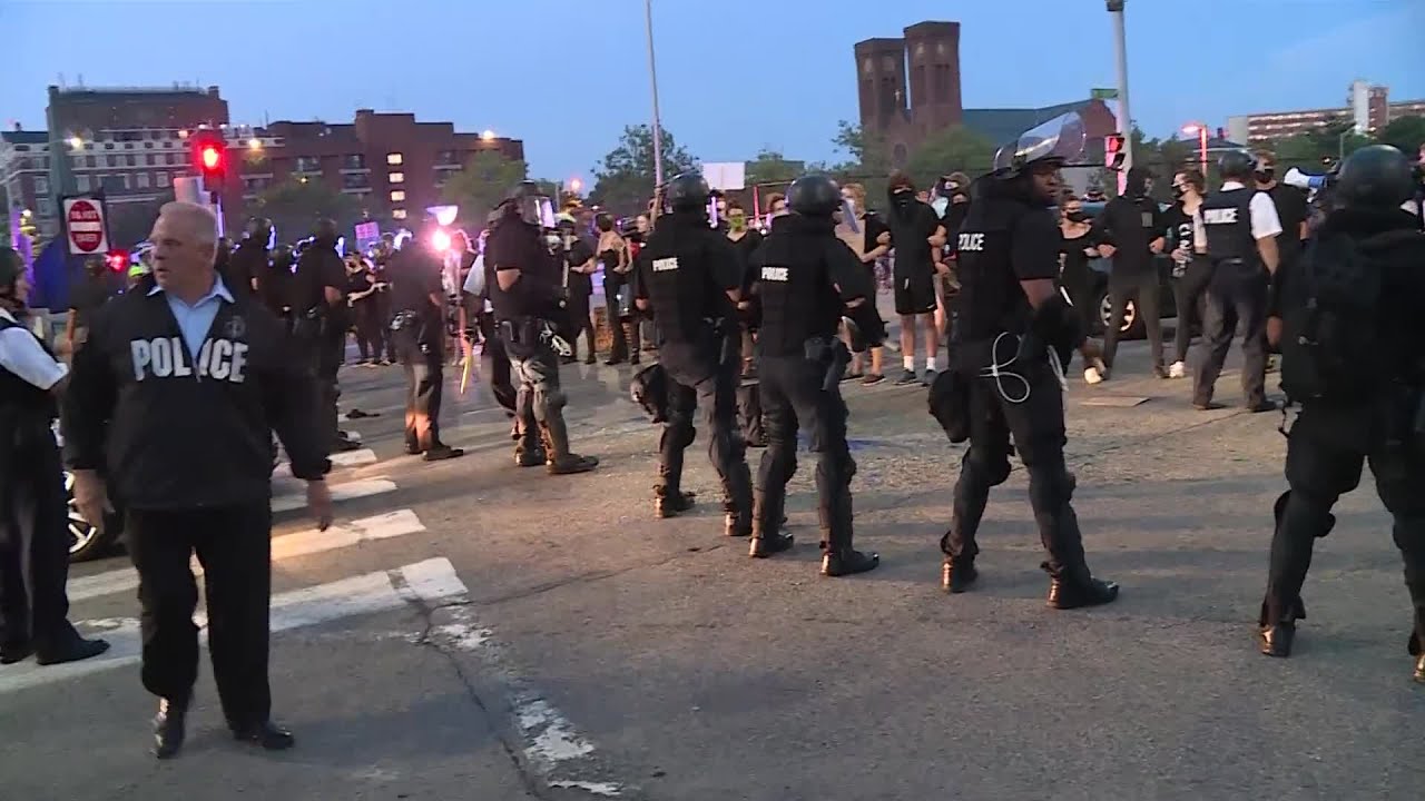 VIDEO NOW: Arrests made at protest outside Providence Police department ...