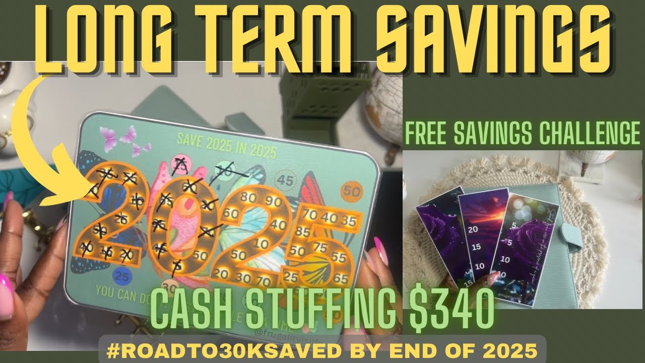Long term savings $340 | Free Digital savings challenges with all June ...
