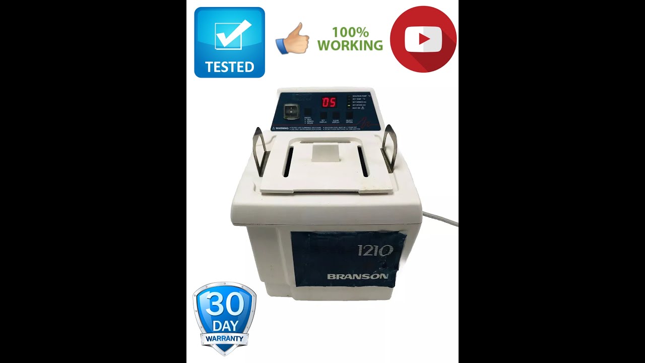 Branson 1210R DTH Heated Ultrasonic Cleaner Bransonic 1210 in1426 16 ...