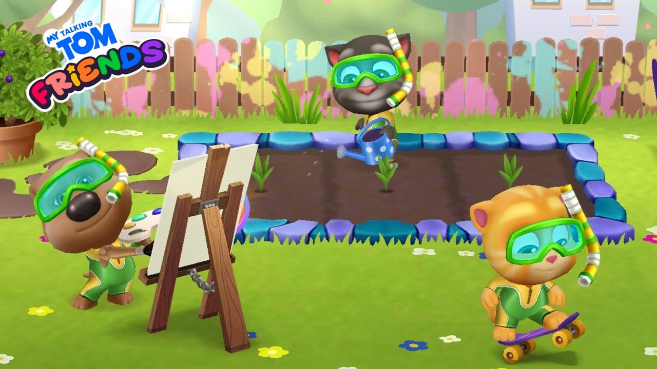 Spring Update! My Talking Tom Friends Gameplay Walkthrough 280 (Android ...