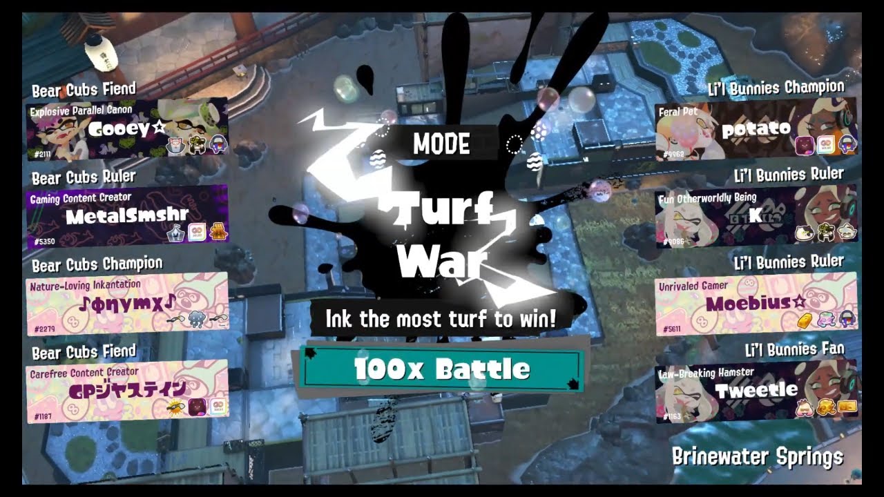 Splatoon 3 - Springfest 2024: Baby Chicks Vs. Li'l Bunnies Vs. Bear ...