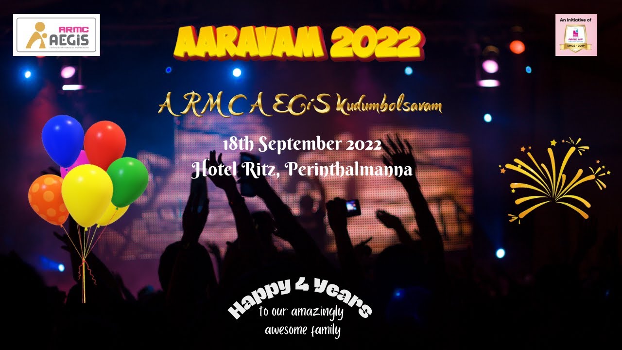 AARAVAM 2022 ARMC AEGiS Kudumbolsavam - YouTube