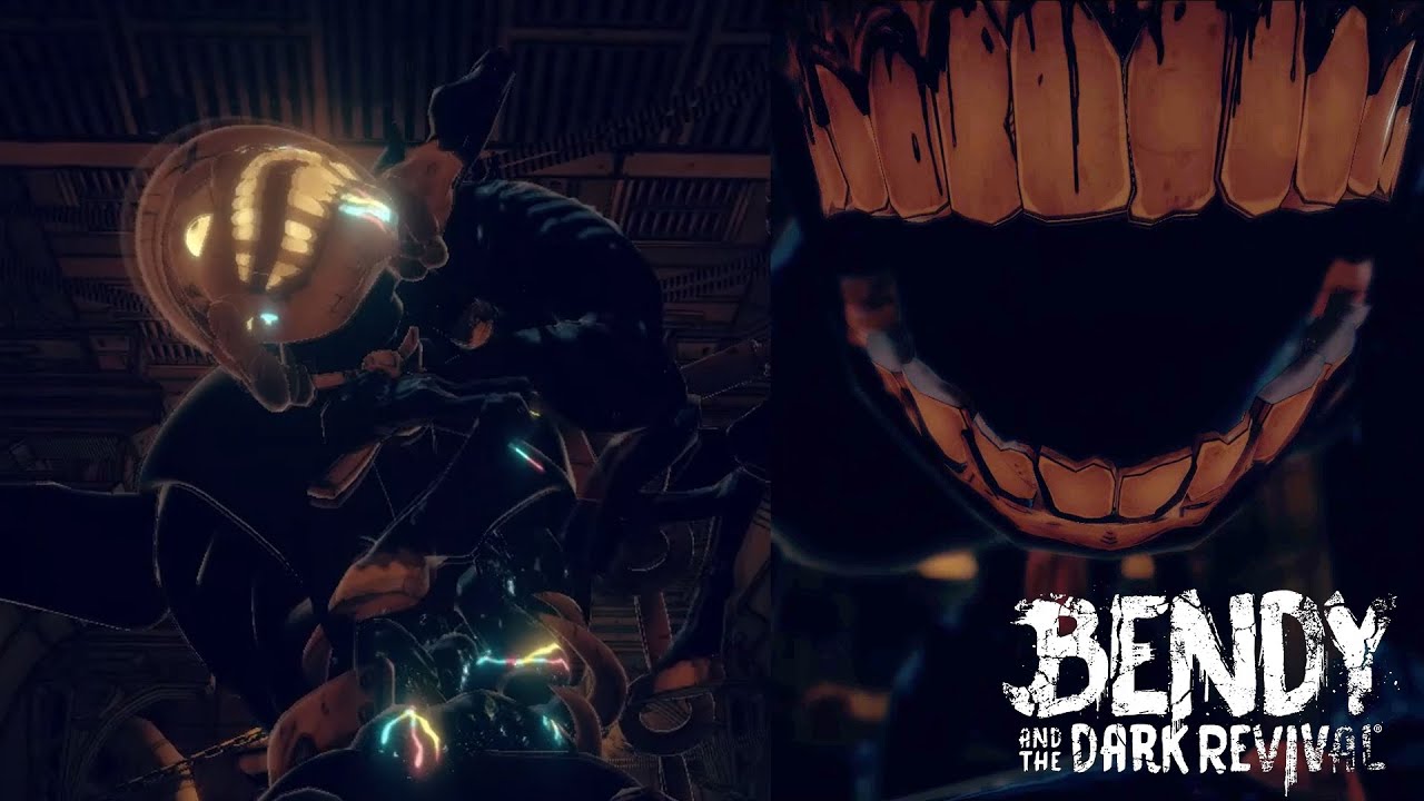 Ink Demon Rescue Audrey and Ink Demon Eats Audrey - Bendy and the Dark ...