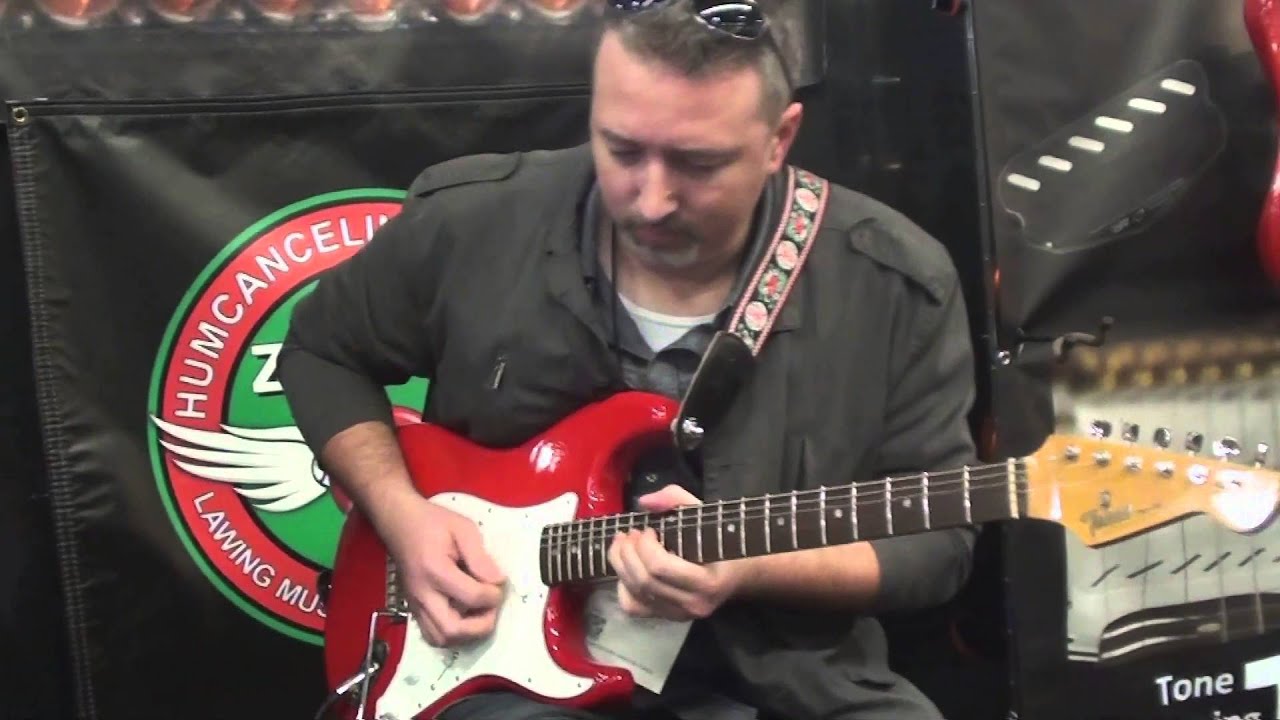 Zexcoil @ Winter NAMM 2016: Anthony Stauffer Clean Blues - YouTube