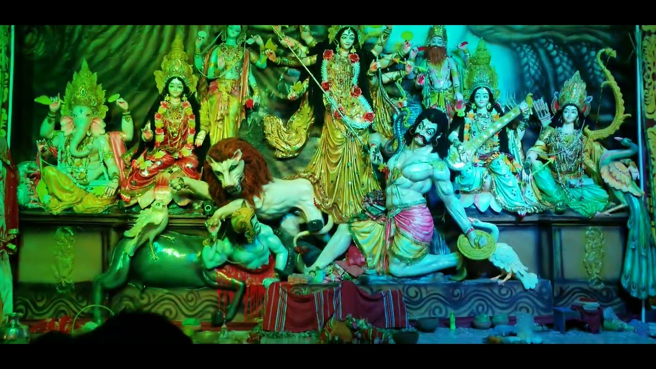 SIKDER BARI DURGA PUJA, HAKIMPUR, BAGERHAT 2022 - YouTube