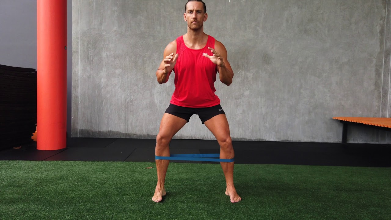 Mini Band Internal/External Hip Rotation | Glute Activation | Miniband ...
