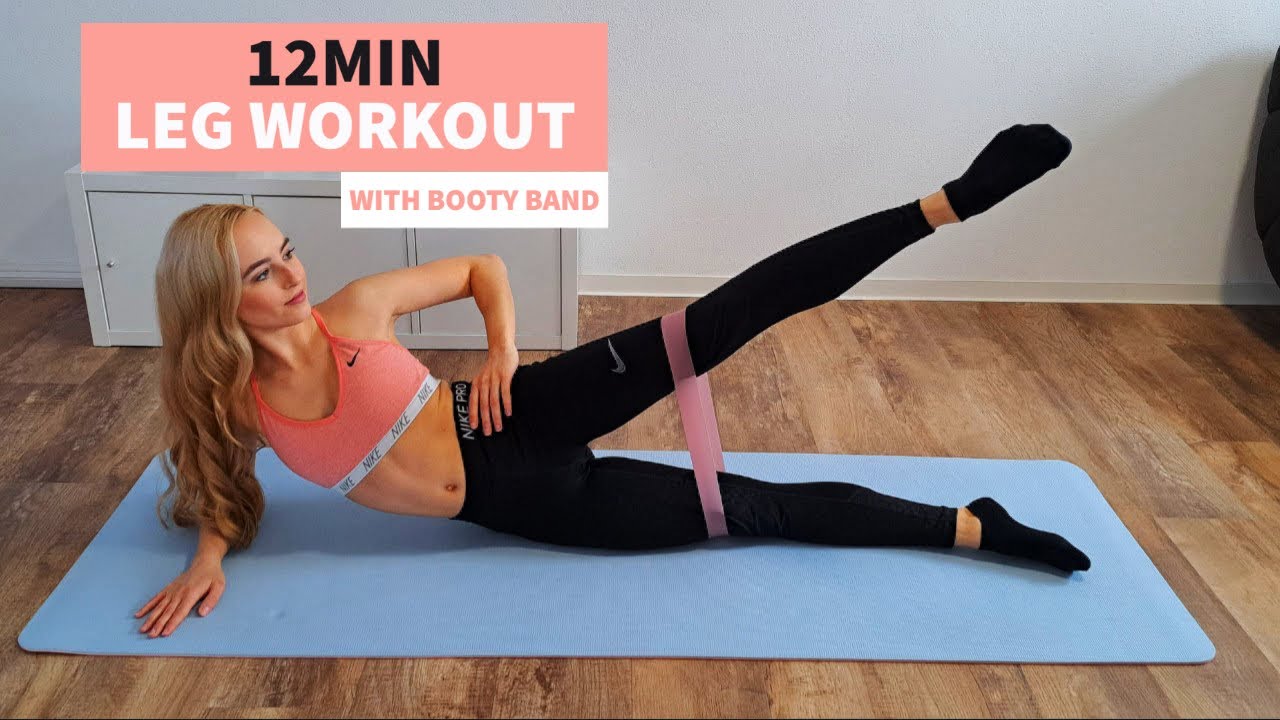 12 Min Leg Workout With Booty Band Youtube