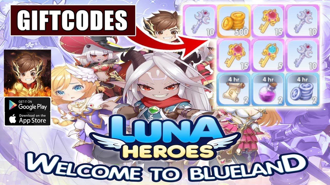 Luna Heroes & All 4 Giftcodes - How To Redeem Code | Luna Heroes 4 ...