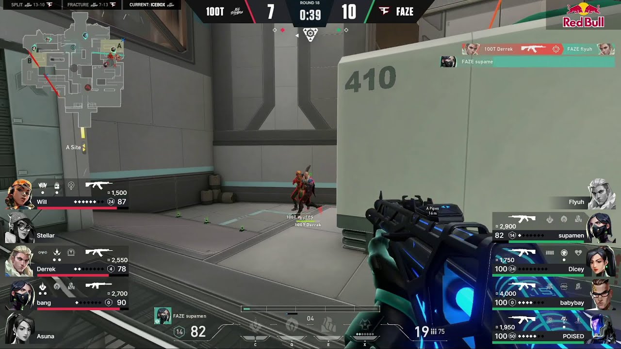 Faze supamen 4k in vct | 100t vs faze clan - YouTube