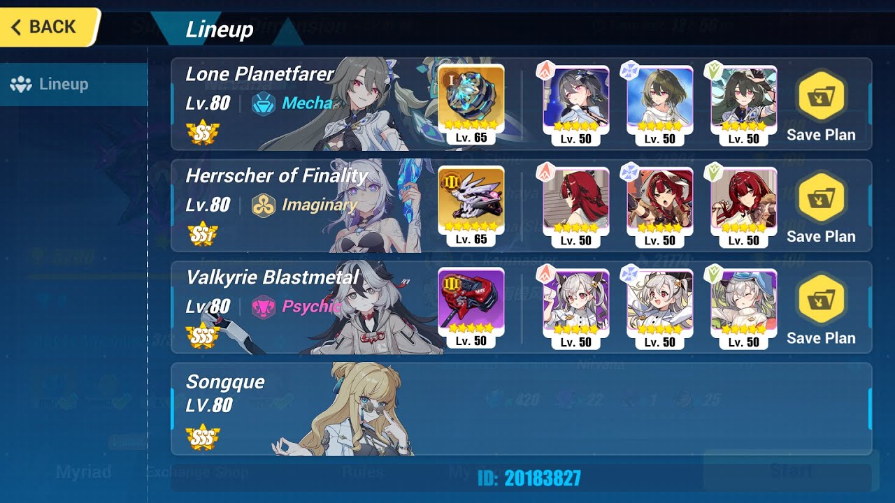 [HI3 ABYSS] HOMU (Stellar Crown) 534D - 789 pts | LP SS+1, HoFi SS1+3 ...