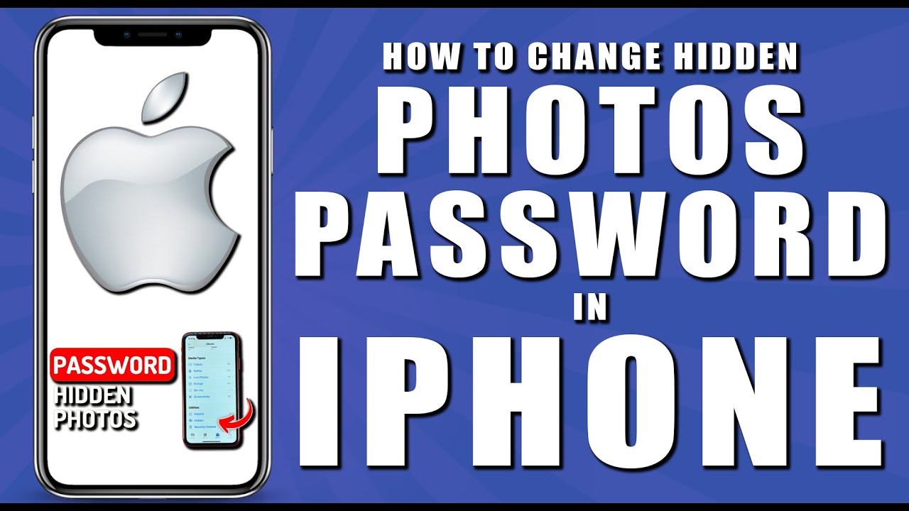 How to change hidden photos password in iphone (2024) - YouTube