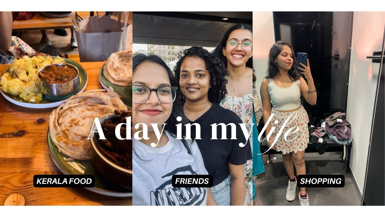 നാടൻ ഭക്ഷണം in Berlin | Kerala Amma Mess | Food review | Shopping | Day ...