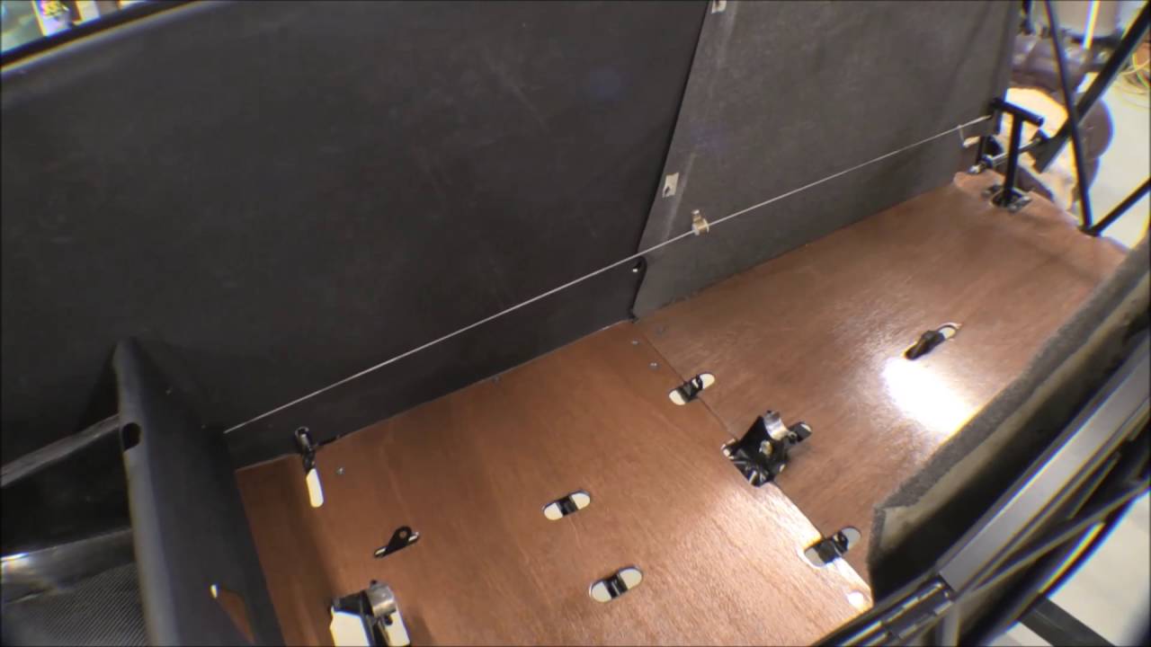 Piper Supercub Widebody refurbishment: rudder cable layout - YouTube