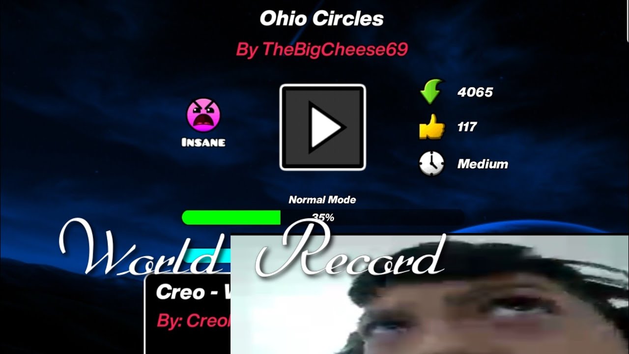 (WR RECORD RECORDED) Ohio Circles 44% By TheBigChesse69 - YouTube