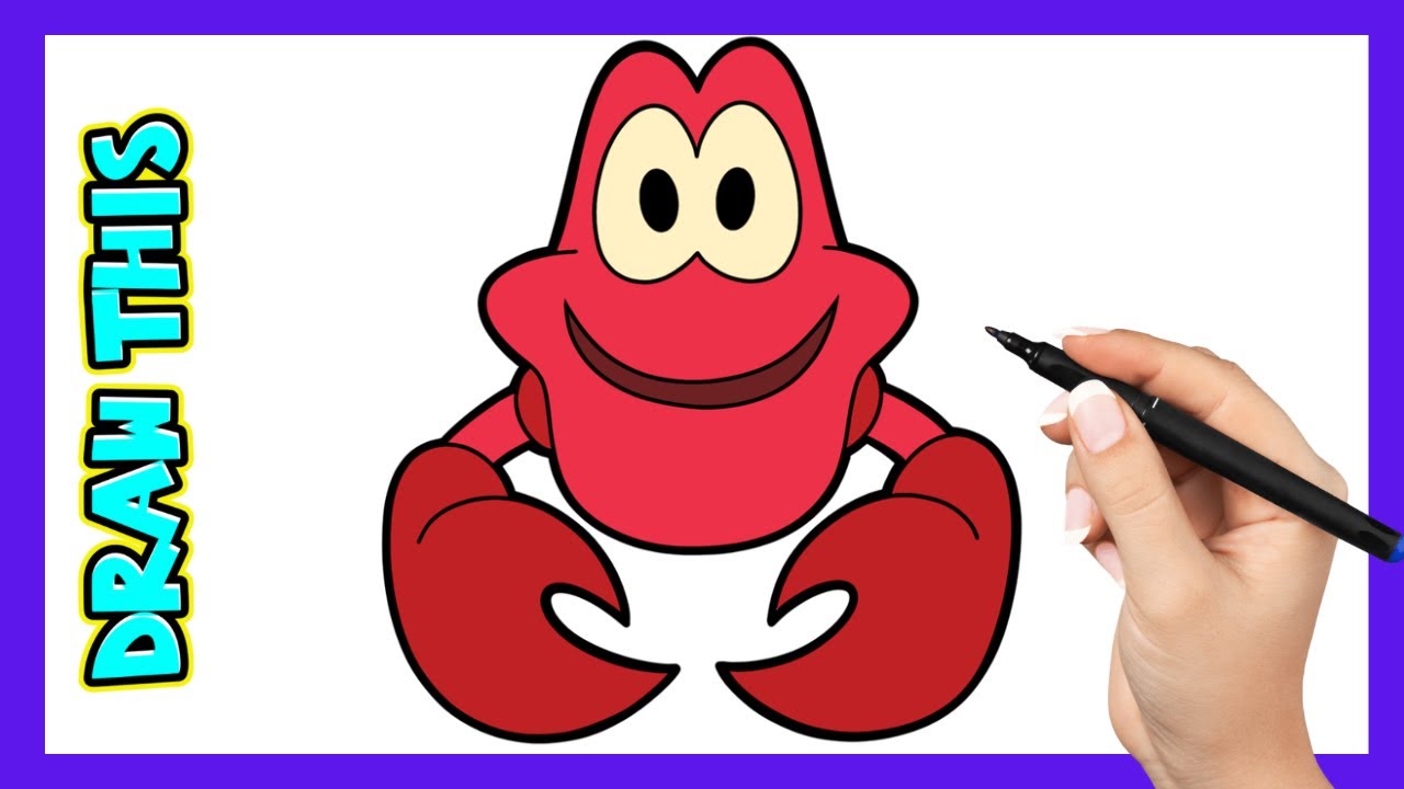 How to draw Sebastian from the amazing Disney film The Little Mermaid ...