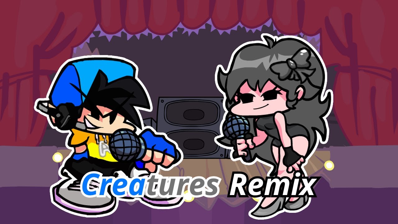 FNF Creatures Remix but it's Adel & Grey GF sing it - YouTube