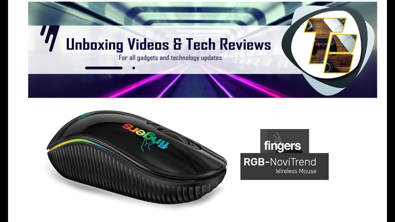 FINGERS RGB-NoviTrend Wireless Mouse | Bluetooth Mouse | RGB Mouse ...