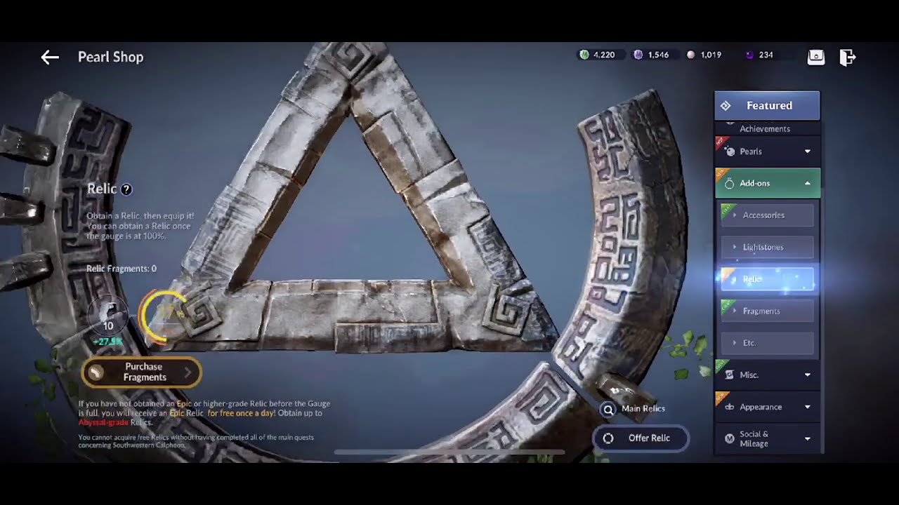 Opened 190,000+ Relic Fragments 8/18 update breakdown - Black Desert ...