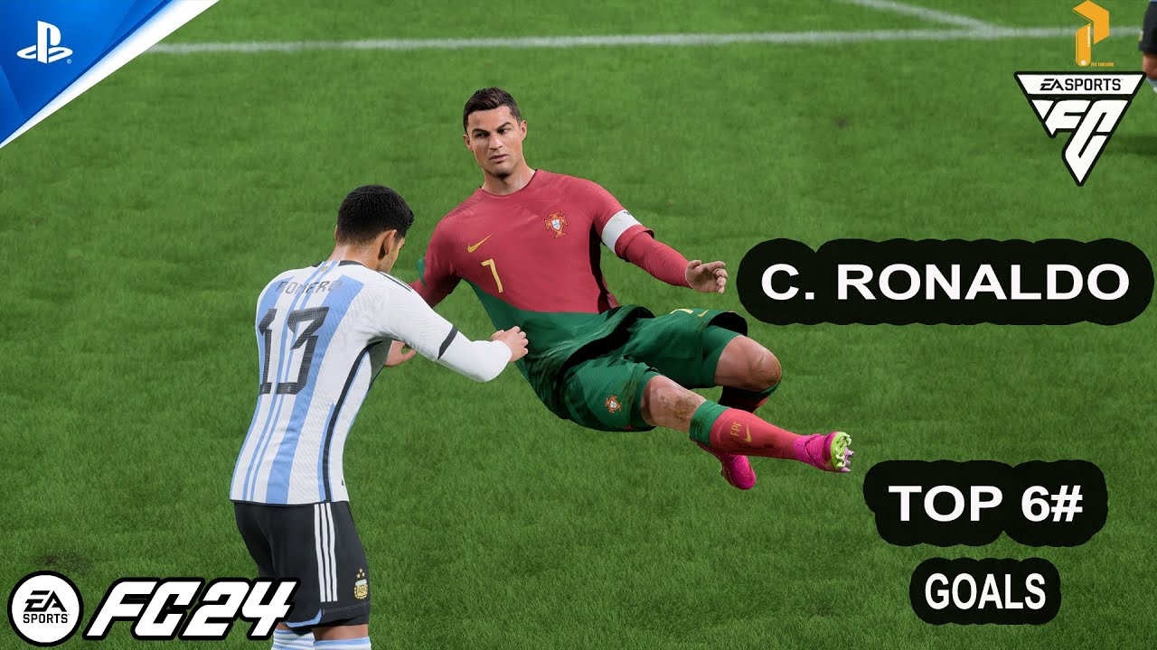 PS5 FC24 - RONALDO Skill- Longest Goals - #ronaldo #euro2024 #easportfc ...