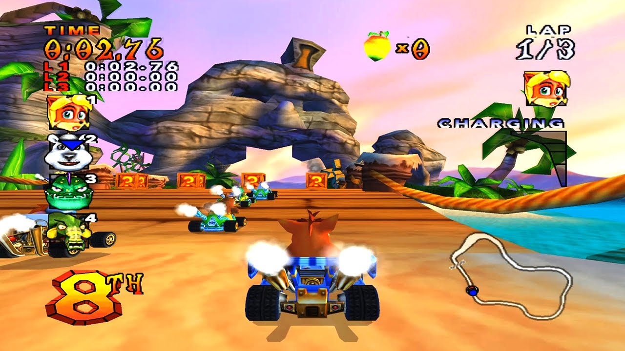 Crash Nitro Kart - PS2 Gameplay 4K| PCSX2 - YouTube