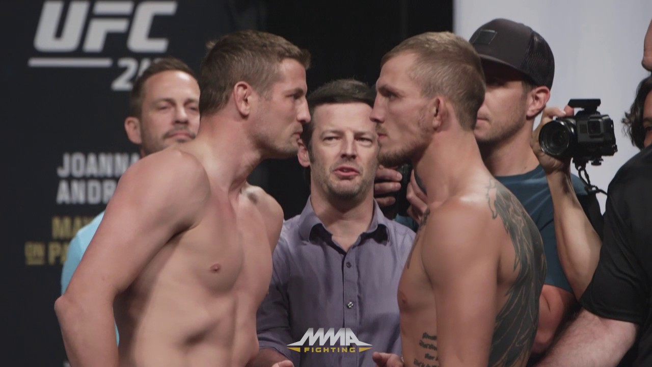 UFC 211 Ceremonial Weigh-In Highlights - MMA Fighting - YouTube