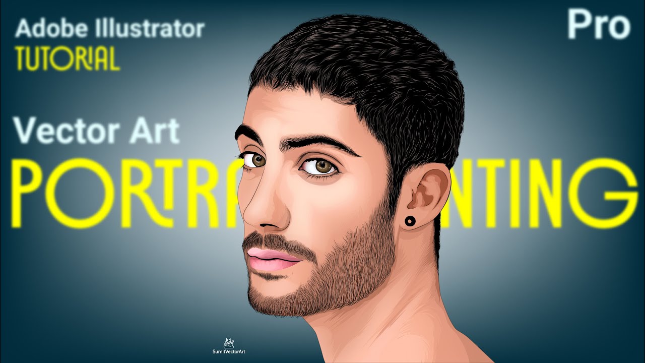 Level up Your Vector Portrait Skills: Adobe Illustrator Tutorial ...